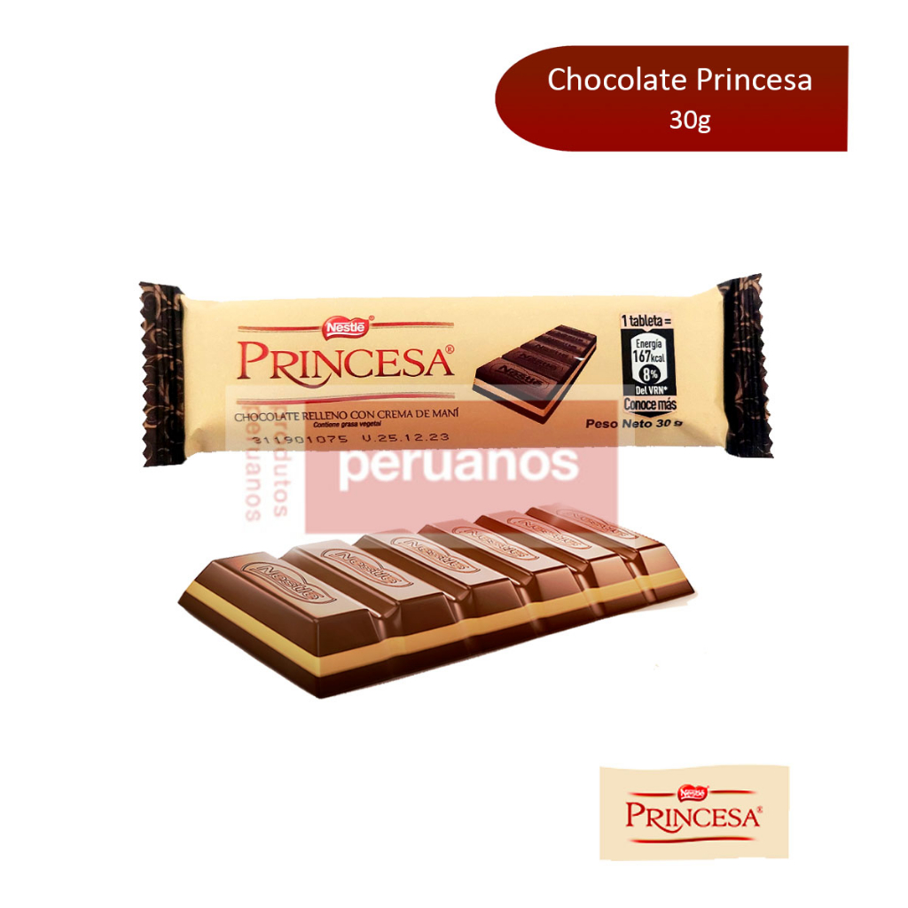Chocolate Princesa da Nestlé Clássico 30g 10 unidades. | Shopee Brasil