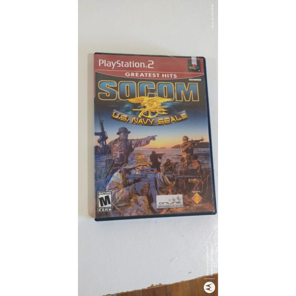 Jogo Socom U.S. Navy Seals ps2 mídia física ps2 original | Shopee Brasil