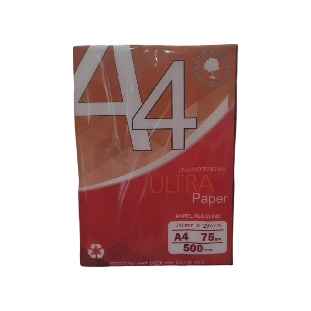 Sulfite Branco Ultra Paper A4 Uso Profissional 500 Folhas | Shopee Brasil