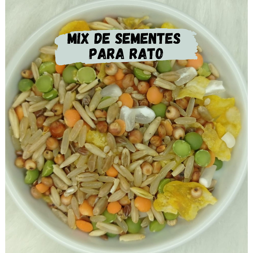 Mix de Sementes Balanceado para Rato Twister 250gr | Shopee Brasil