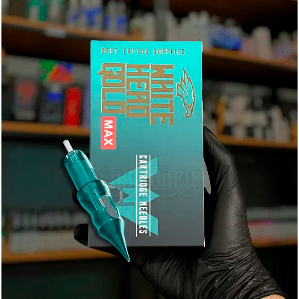 KIT 5 Cartuchos p/ Tatuagem Profissionais White Head MAX Tattoo ...