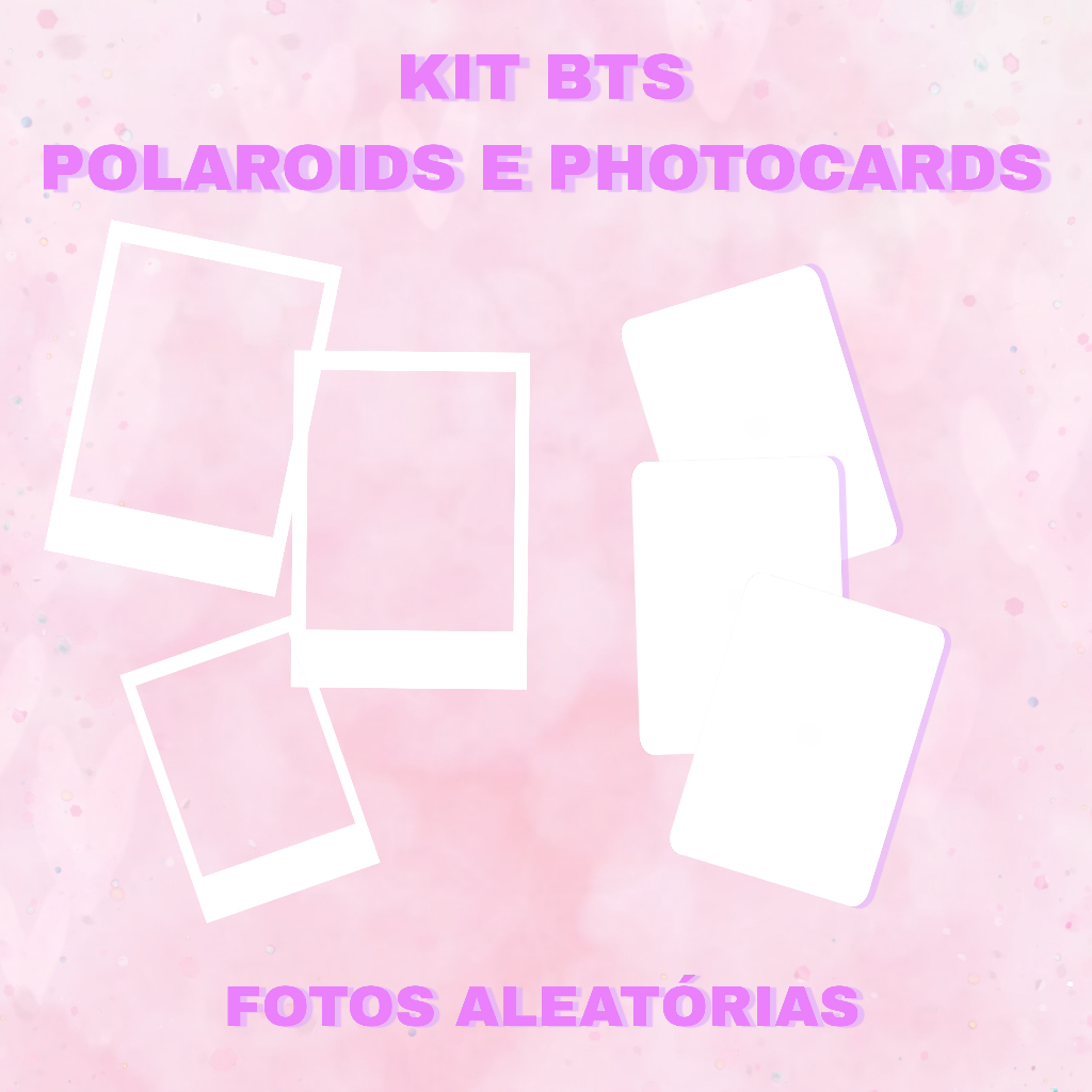 Kit BTS - Photocards e Polaroids | Shopee Brasil