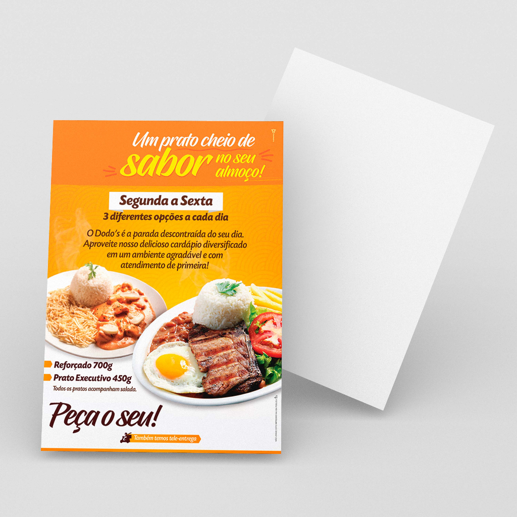 Panfletos 115g - Colorido 7x10 - Mini folheto | Shopee Brasil