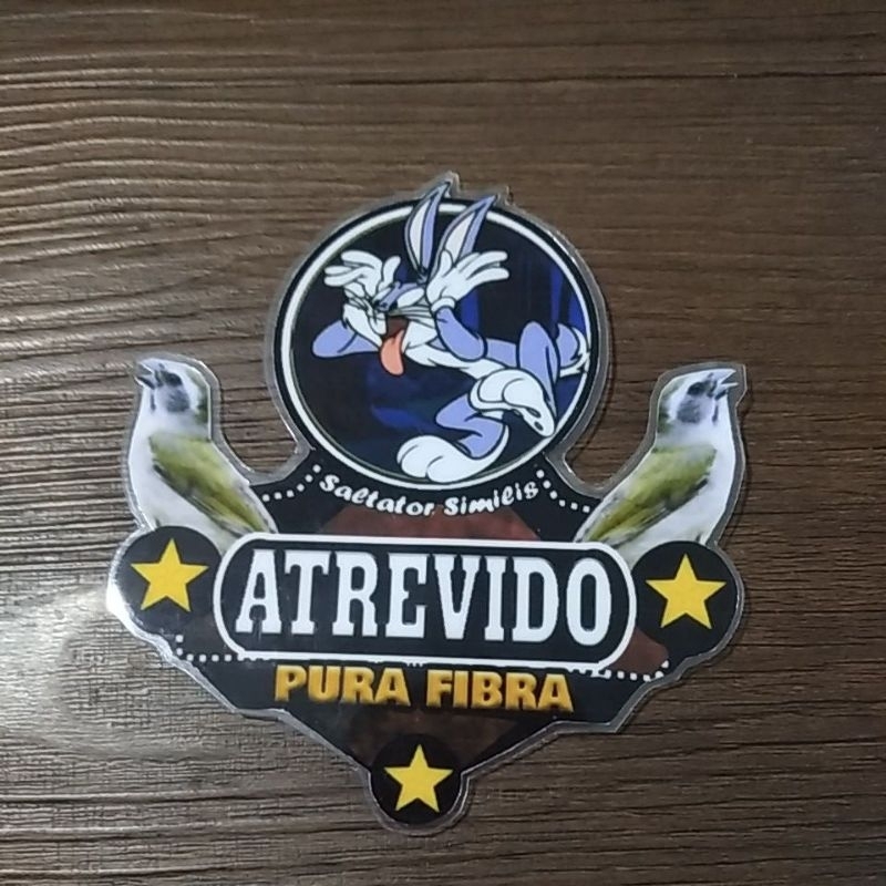 Placa de Gaiola - Trinca-Ferro - Atrevido | Shopee Brasil