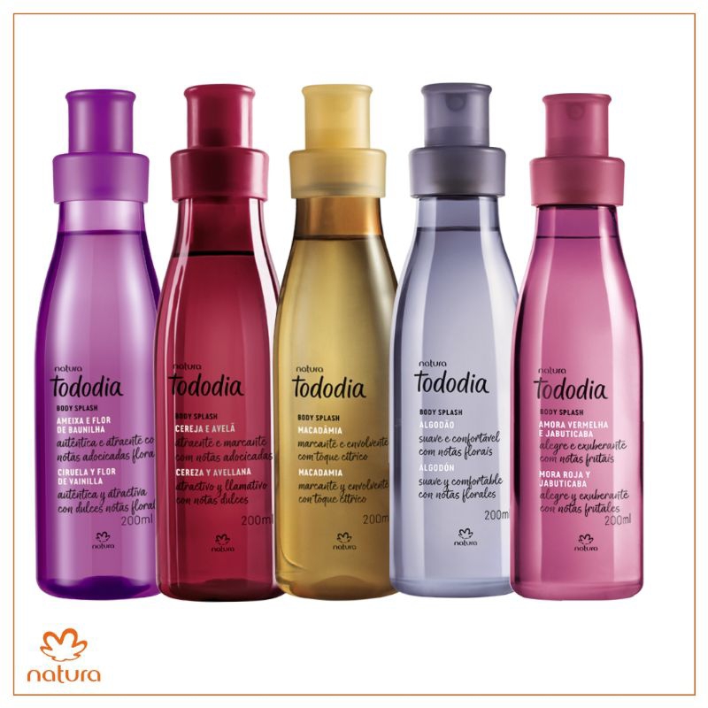 Body Splash Tododia Natura - 200ml | Shopee Brasil
