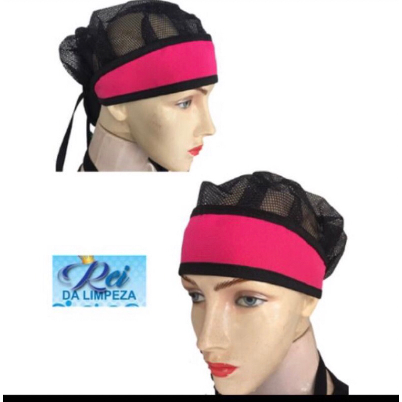 touca rosa em tecido moderno com ajuste touca pink | Shopee Brasil