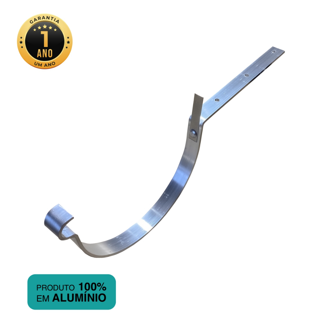 Suporte P/calha Em Aluminio Amanco - Kit C/20 Un | Shopee Brasil