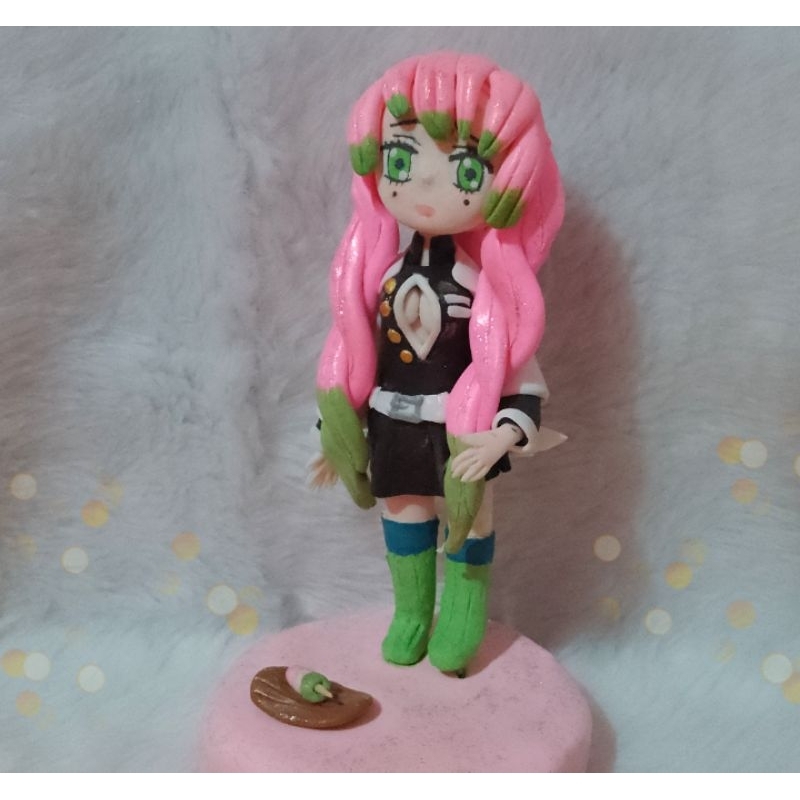 action figure em biscuit mitsuri demon Slayer | Shopee Brasil