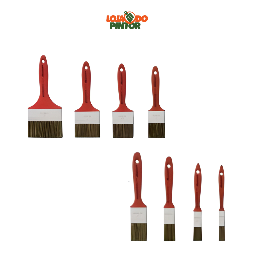 Pincel Trincha para Pintura Roma 302 Roma - Escolha o tamanho | Shopee Brasil