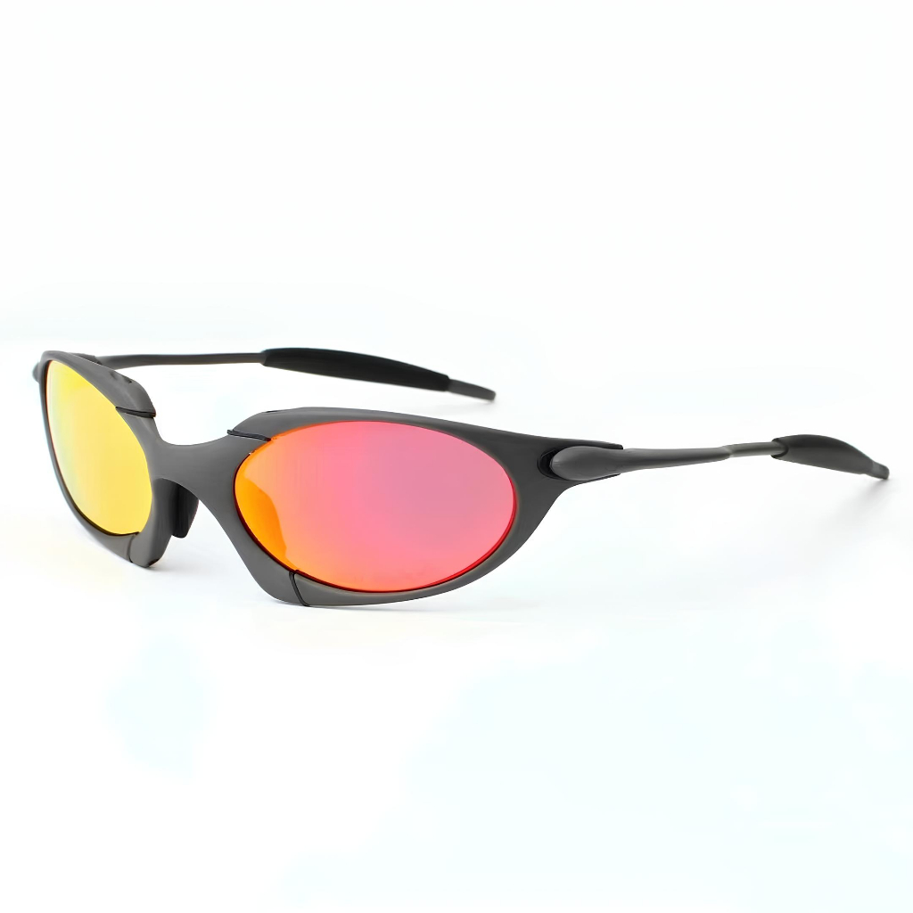 Óculos Romeu 1 com lente polarizada uv 400 - cinza fosco | Shopee Brasil