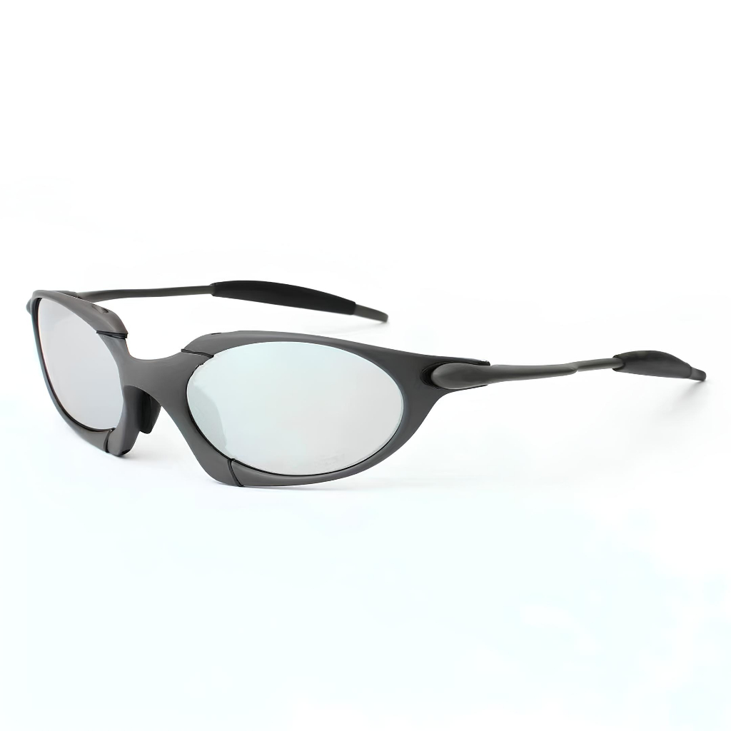 Óculos Romeu 1 com lente polarizada uv 400 - cinza fosco | Shopee Brasil