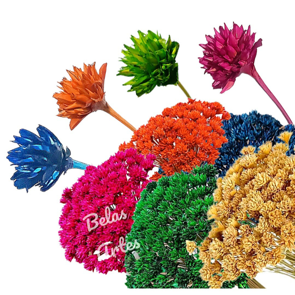 Flor Seca Espeta Nariz Buquê 100 Flores | Shopee Brasil