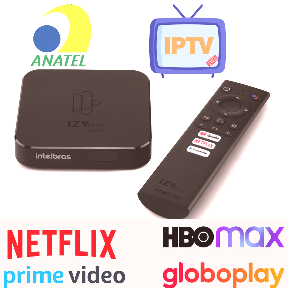 Smart Box Android TV Intelbras IZY Play 2023 | Shopee Brasil
