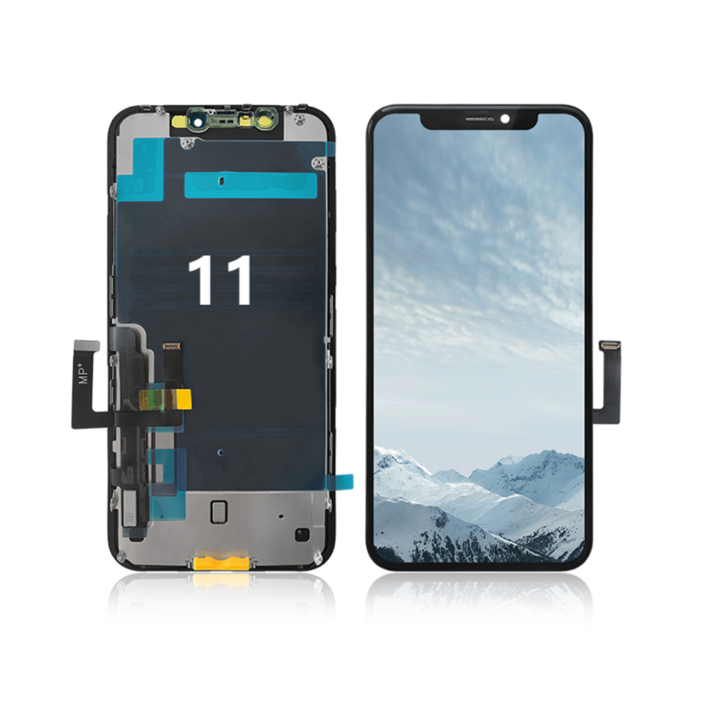 Tela Frontal Display Lcd Touch Completo iPhone 11 Com Blindagem Pronta ...