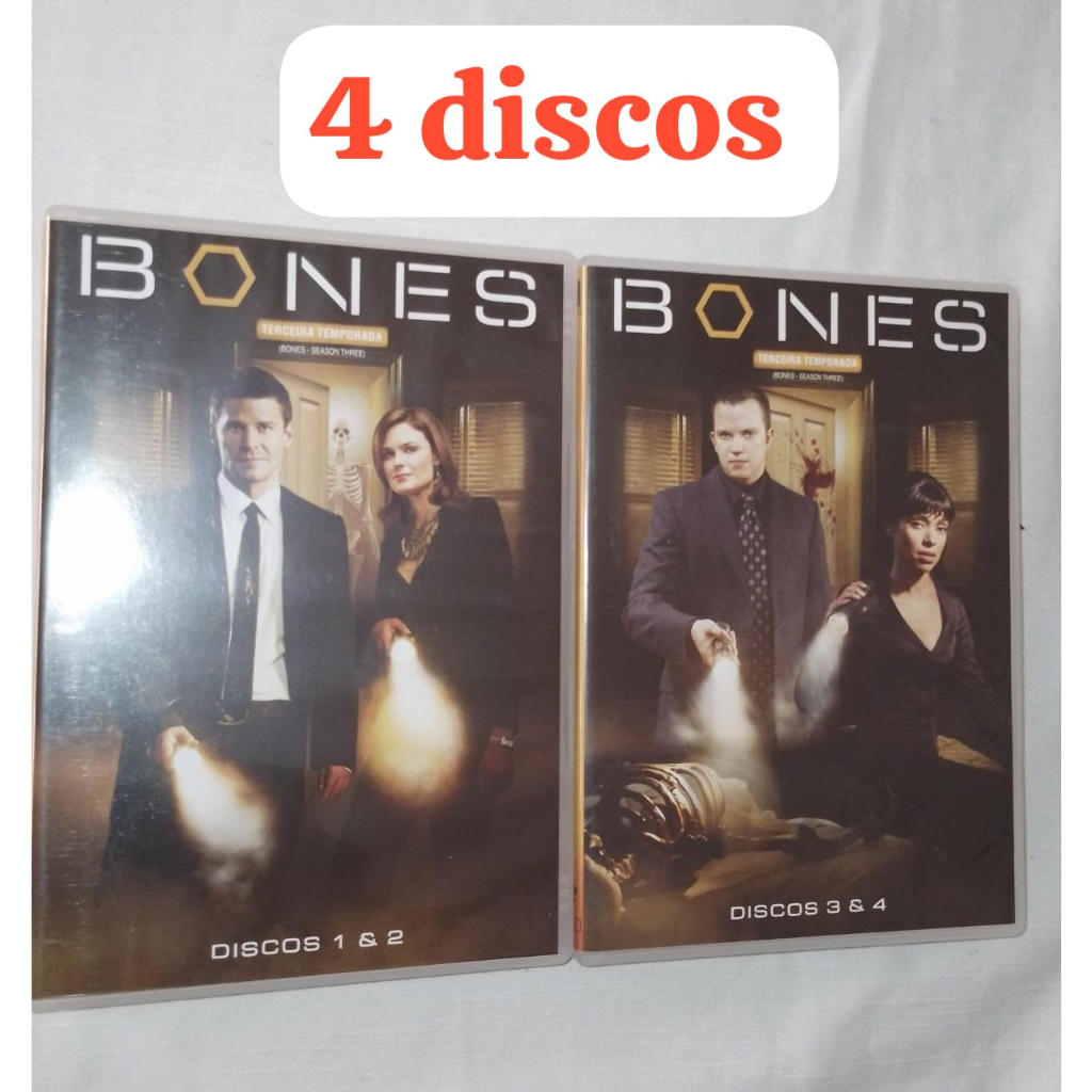 Dvd Bones - Terceira Temporada - 4 Discos ( 15074 ) | Shopee Brasil