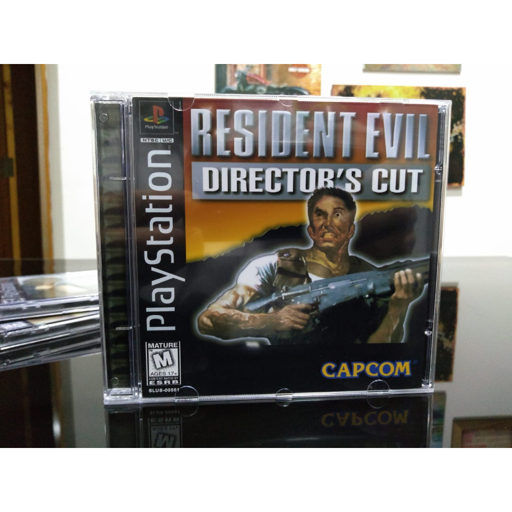 Ps1 Resident Evil Director's Cut - mida preta - Escorrega o Preço