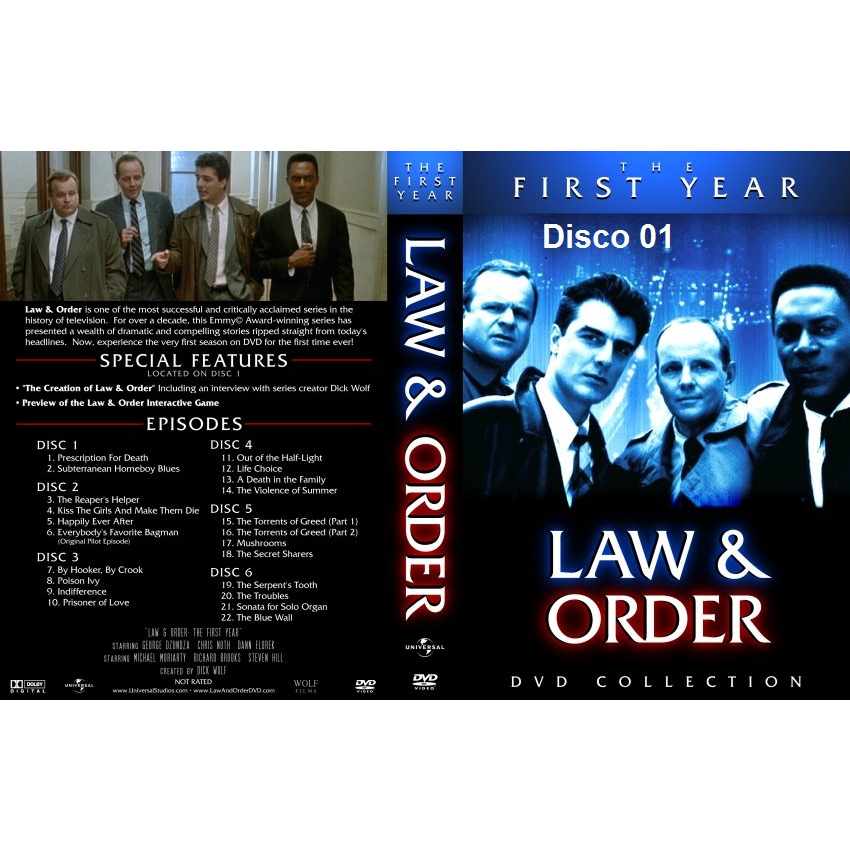 Dvd Dvd Law & Order 1990 As 22 Temporadas Legendado | Shopee Brasil