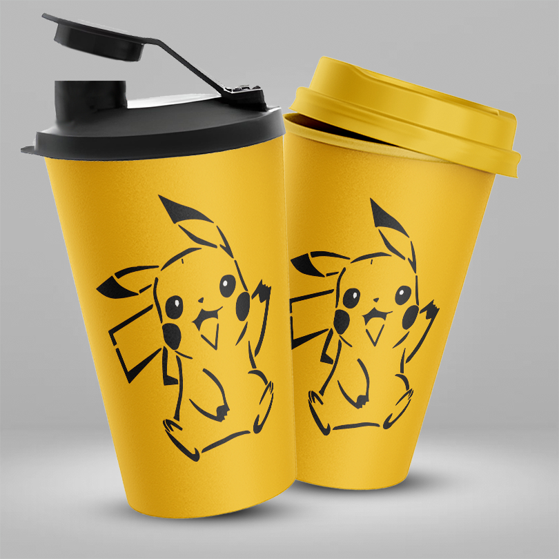 Copo ECO Bucks Shake Pikachu | Shopee Brasil