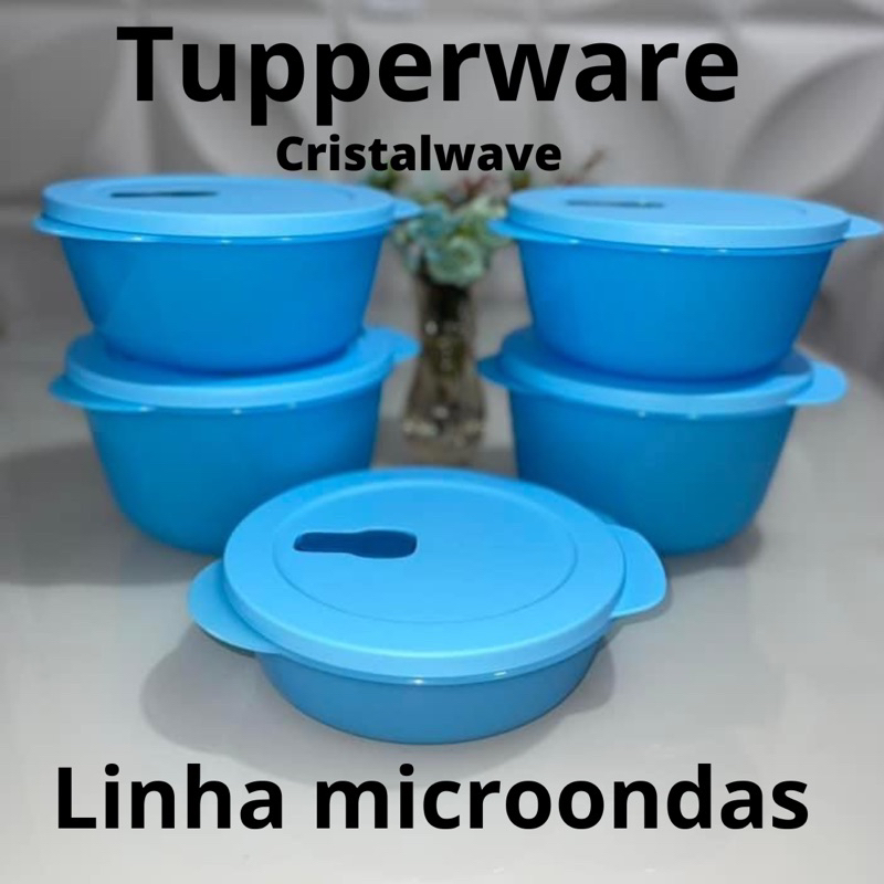 TUPPERWARE PARA MICROONDAS CRISTALWAVE | Shopee Brasil