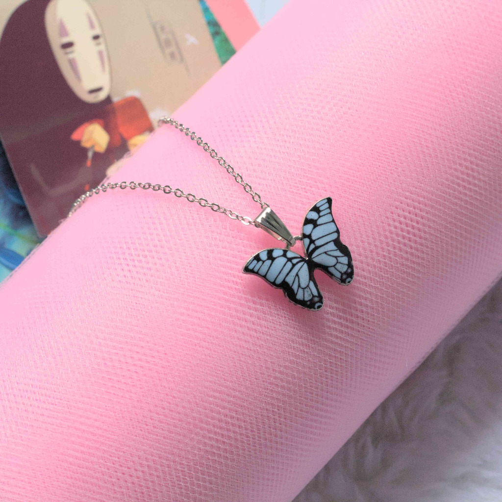 colar borboletas butterfly | Shopee Brasil