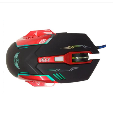 Mouse Gamer Led Ergonomico 6 Botoes Com Fio Usb | Shopee Brasil