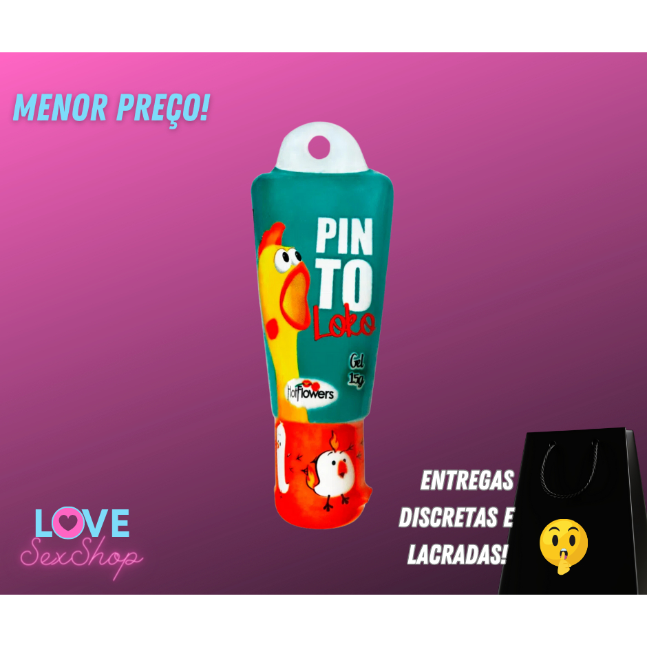 Pinto Loko Gel Estimulante Masculino que Esquenta 15g | Shopee Brasil