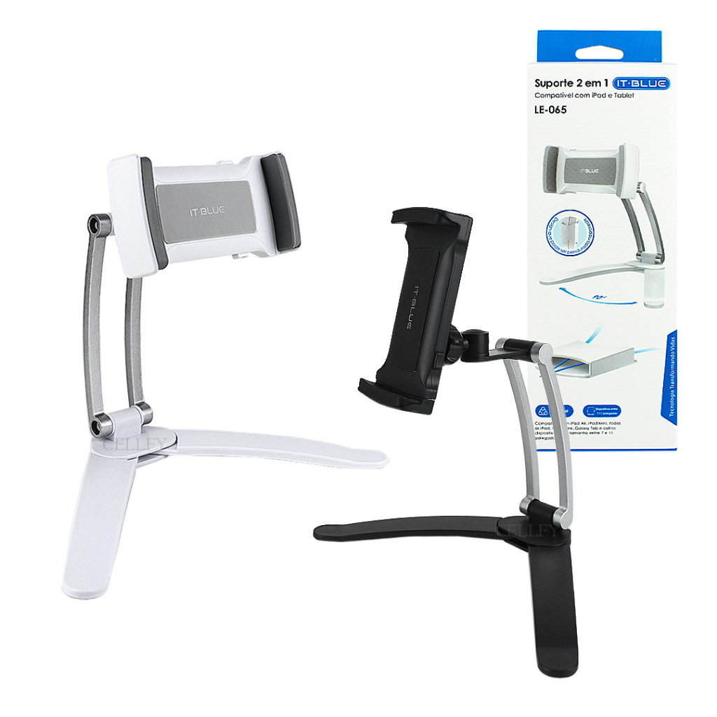 Suporte de Ferro Resistente Tablet/iPad/Celular Etablets Galaxy 7-11Pol ...