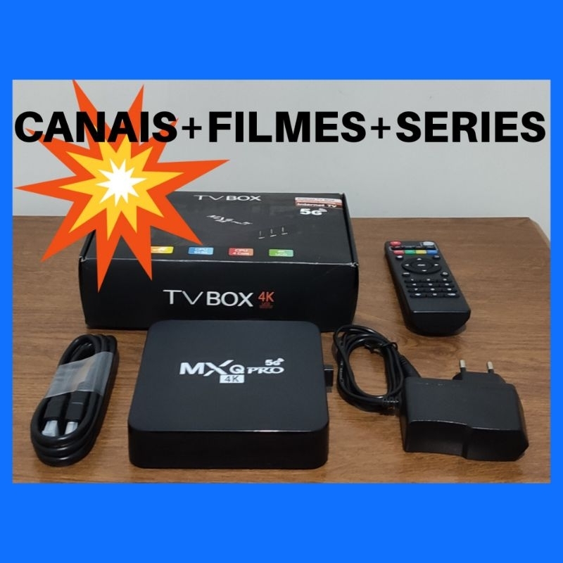 Smart Box 4K Com Sistema HTV 8 Vitalicio | Shopee Brasil