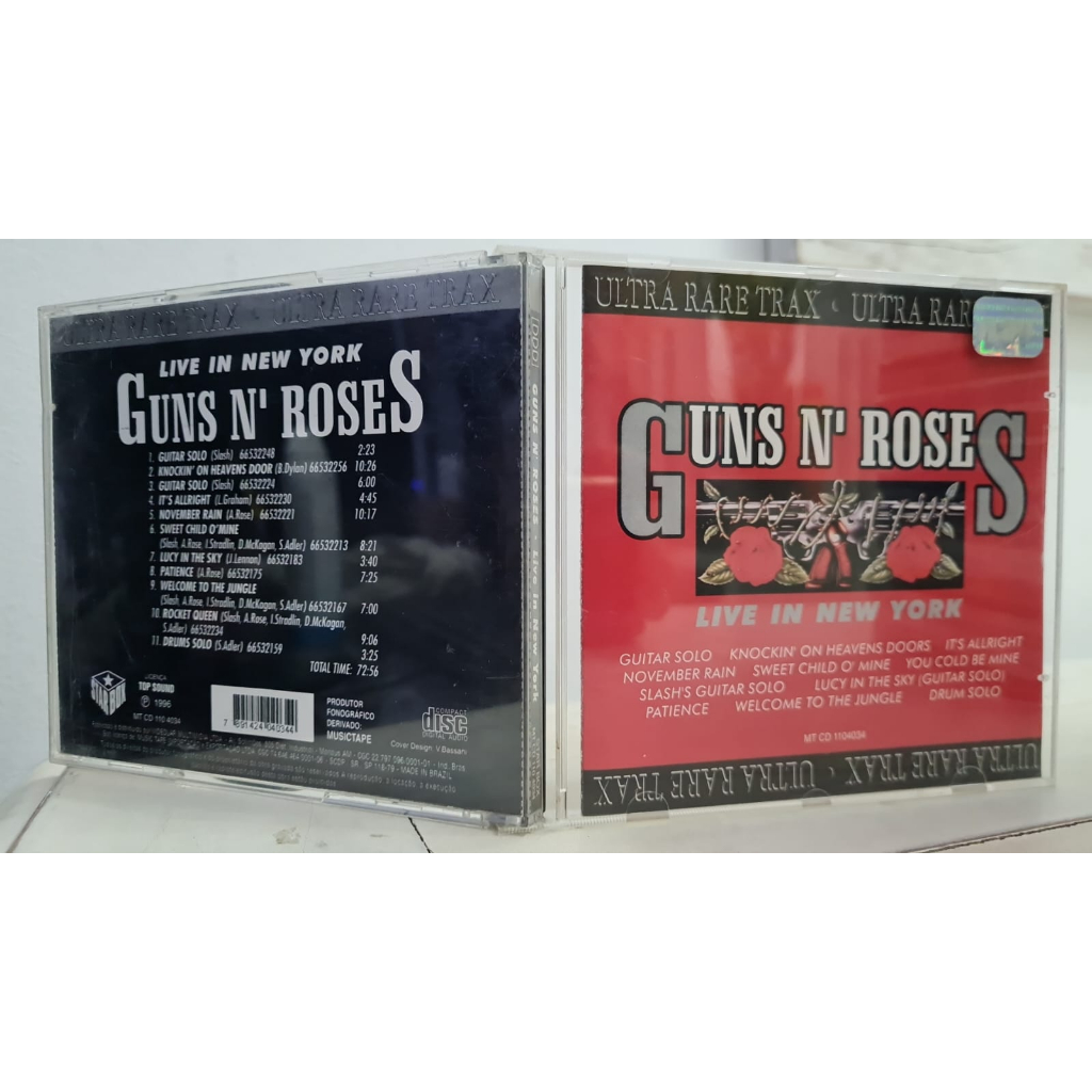 cd Guns n roses live in New York ultra rare trax- excelente | Shopee Brasil