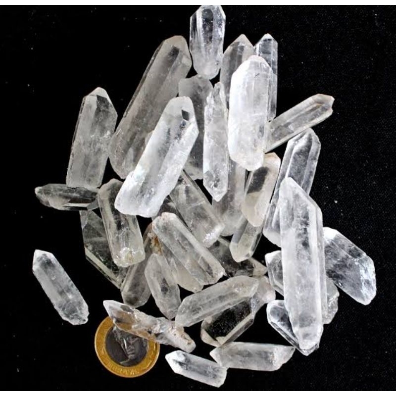 pedra cristal bruto natural, gerador, pacote com 1 kg | Shopee Brasil