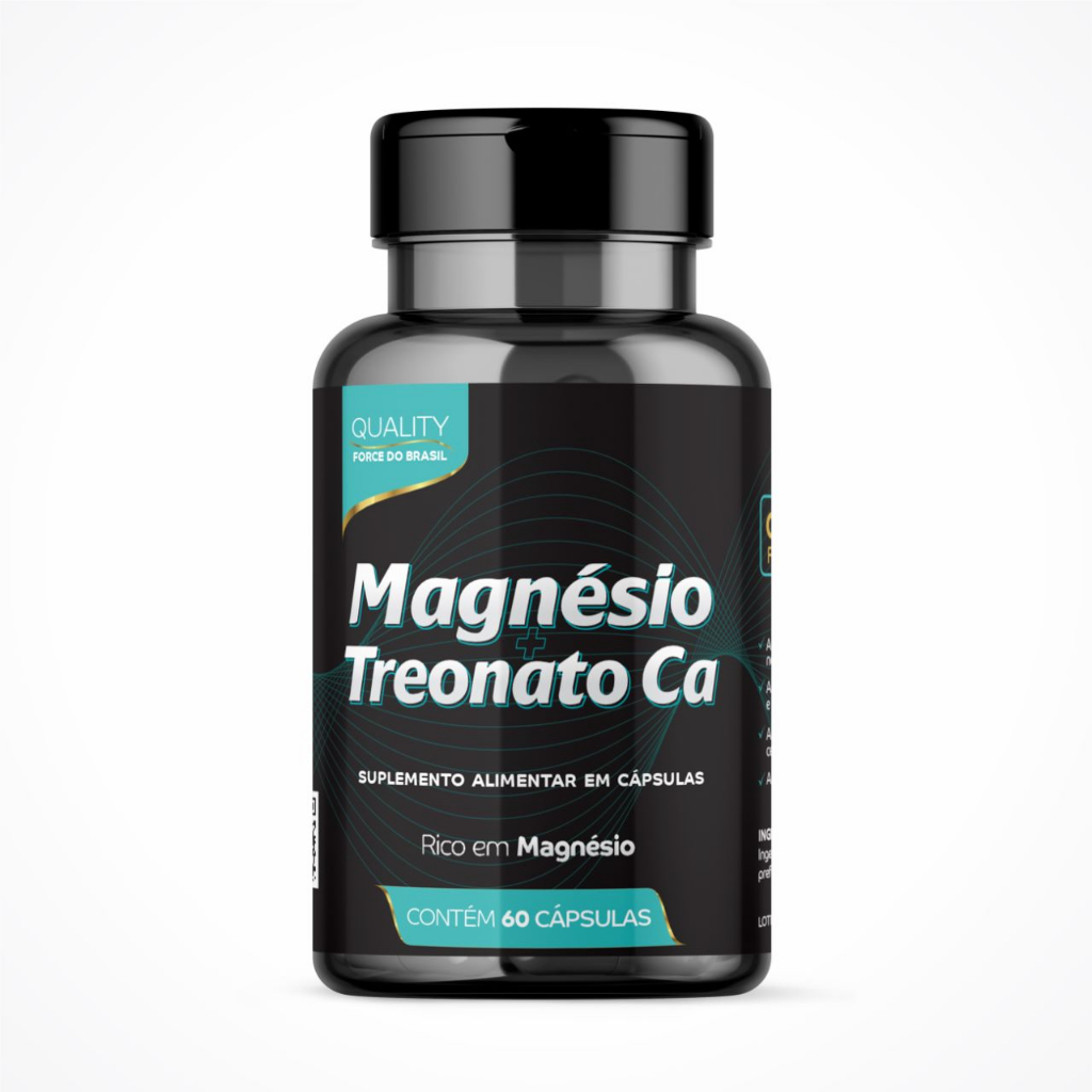 3 Magnésio L - Treonato, Quelato, Dimalato 600mg - 60 CAPSULAS | Shopee Brasil
