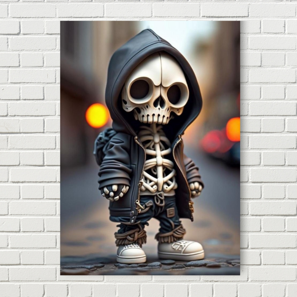 PLACA DECORATIVA CAVEIRA CHIBI - CAVEIRINHA 20 X 28 CM | Shopee Brasil