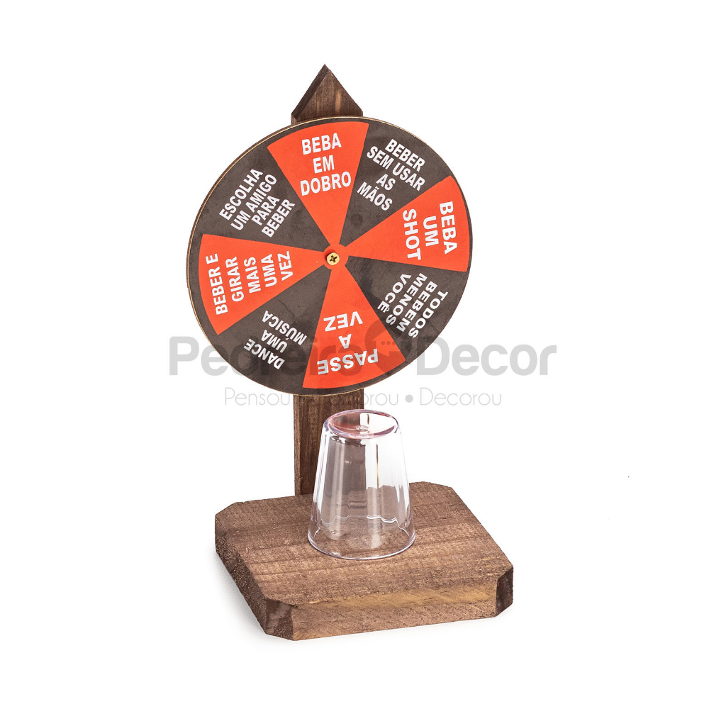 Jogo Roda Shot Roleta Tequila Beber Roleta Drink Shot | Shopee Brasil