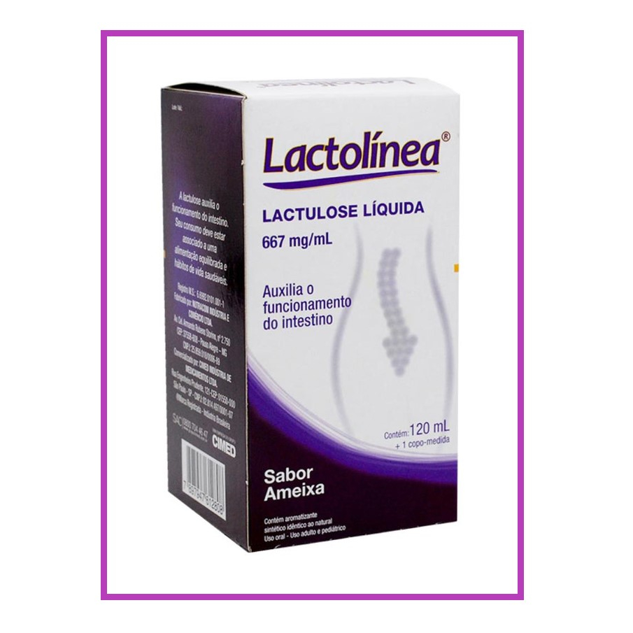 Lactolínea Sabor Ameixa Com 120Ml - Cimed | Shopee Brasil