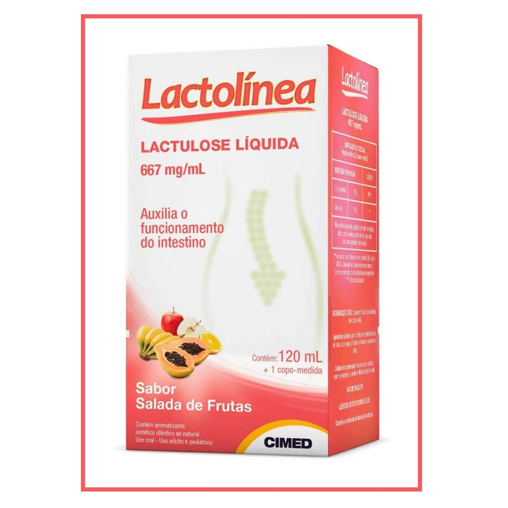 Lactolínea Sabor Salada De Frutas Com 120ml - Cimed | Shopee Brasil