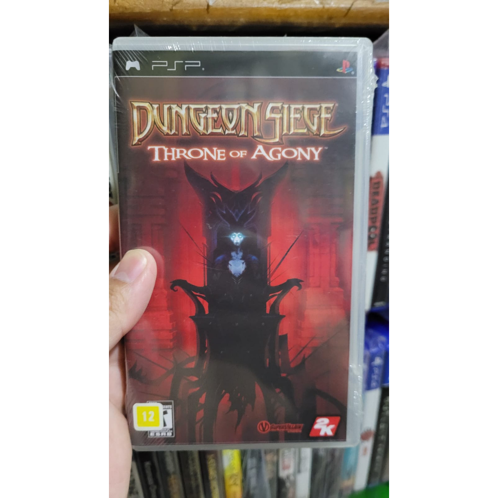 Dungeon Siege Throne of Agony Sony PSP Original Mídia Física NOVO ...