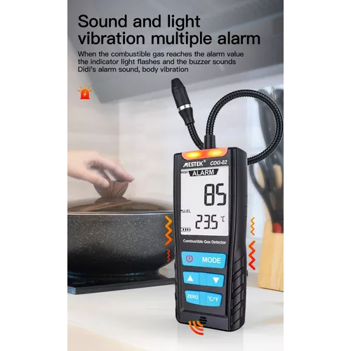 Detector Gases Medidor Explosímetro Detector Gases Combustíveis Com ...