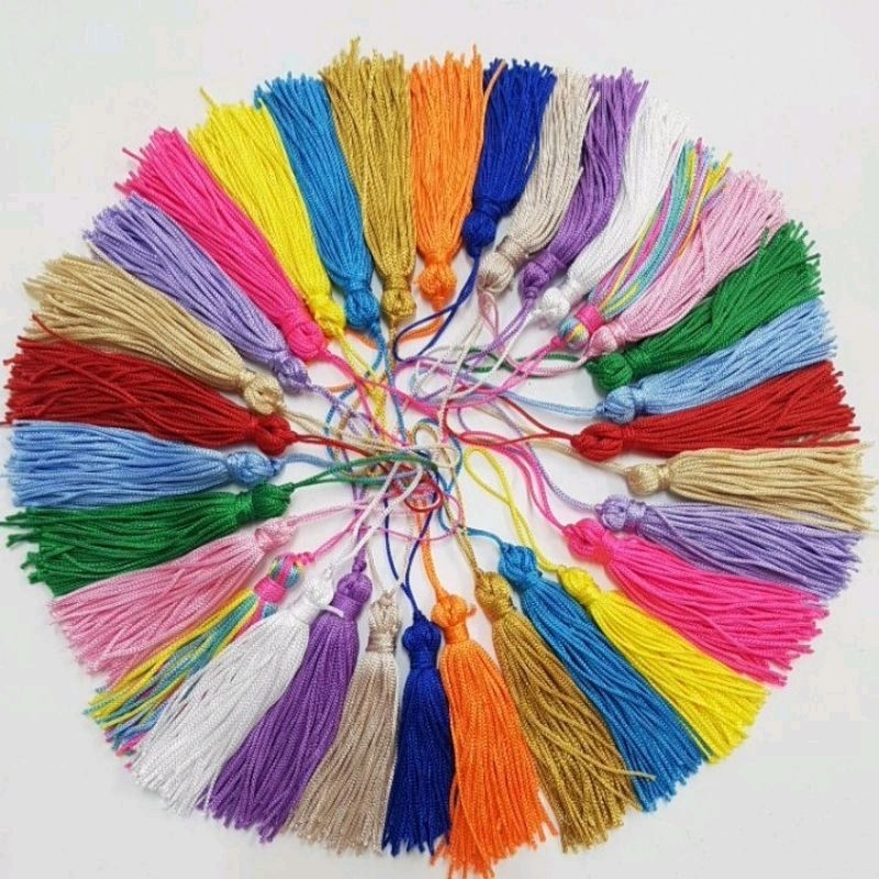 Kit Tassel 7cm 50 Unidades em 10 Cores | Shopee Brasil