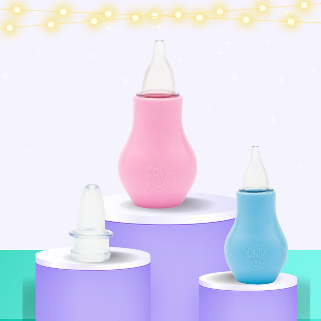 Aspirador Nasal Lolly Baby 2 Em 1 Com 02 Bicos BEBÊ | Shopee Brasil