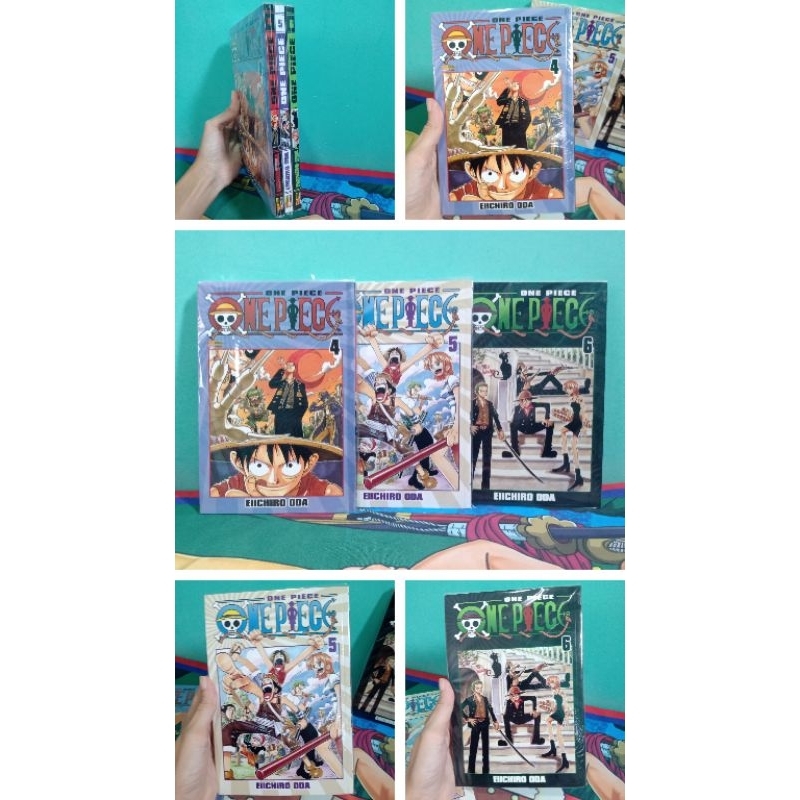 mangá One piece Vol. 4,5 e 6 (kit com os três volumes) | Shopee Brasil