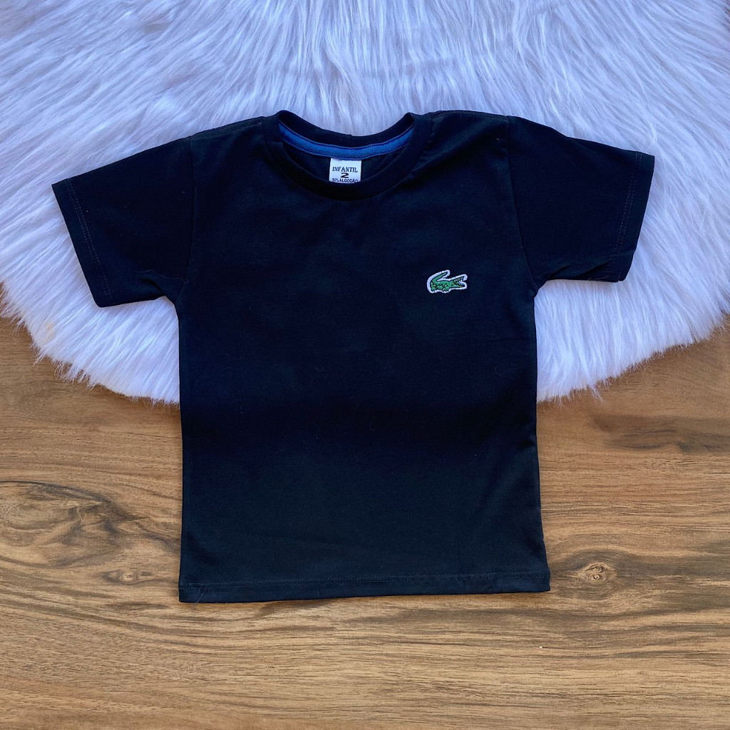 Camiseta Lacoste Infantil Menino 1 Ao 16 Anos Algodão | Shopee Brasil