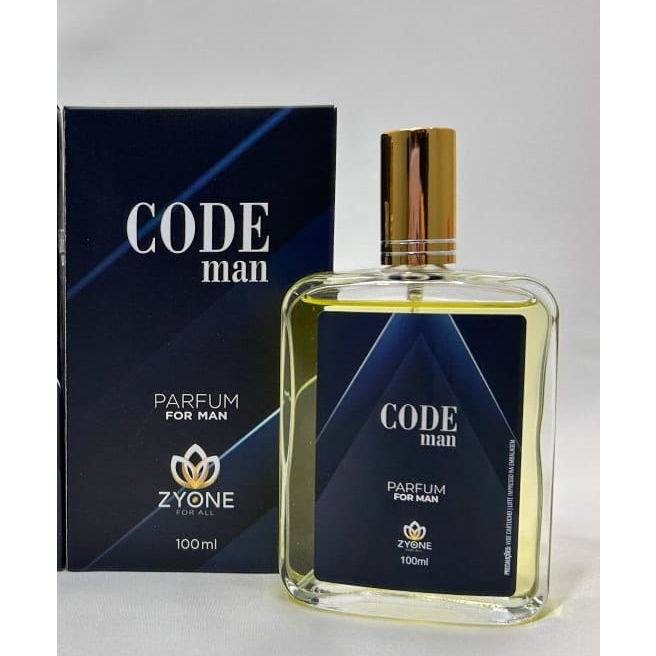 Perfume Masculino Code Man 100ml Zyone Importado - Alta Fixação ...
