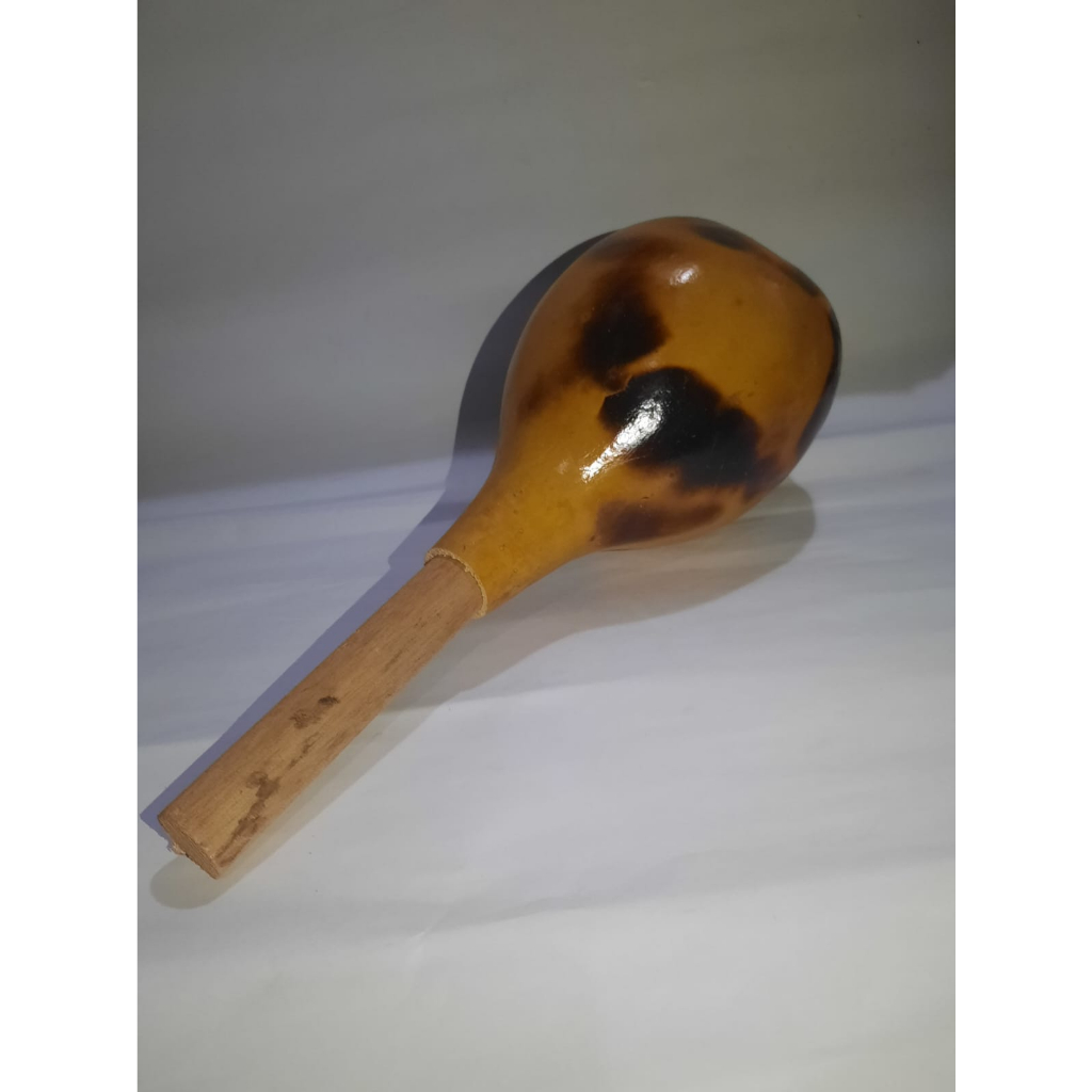 Maraca de Cabaça - Instrumento Música Artesanal Capoeira | Shopee Brasil