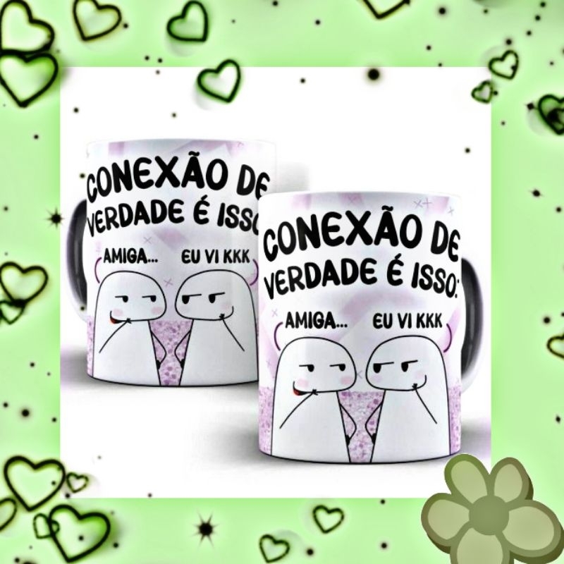 canecas personalizadas da amizade florkos porcelana. | Shopee Brasil