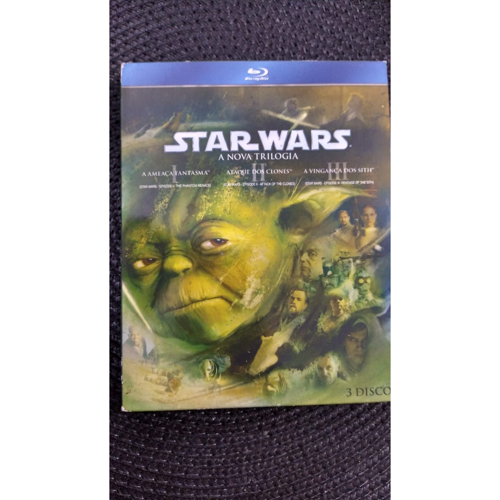 Blu Ray Star Wars A nova Trilogia | Shopee Brasil