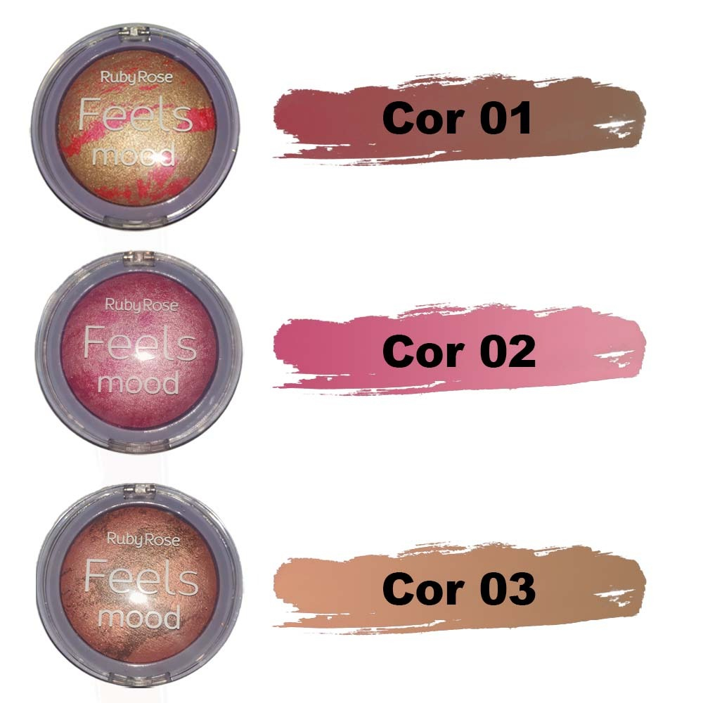 Marble Blush - Feels Mood Ruby Rose | Shopee Brasil