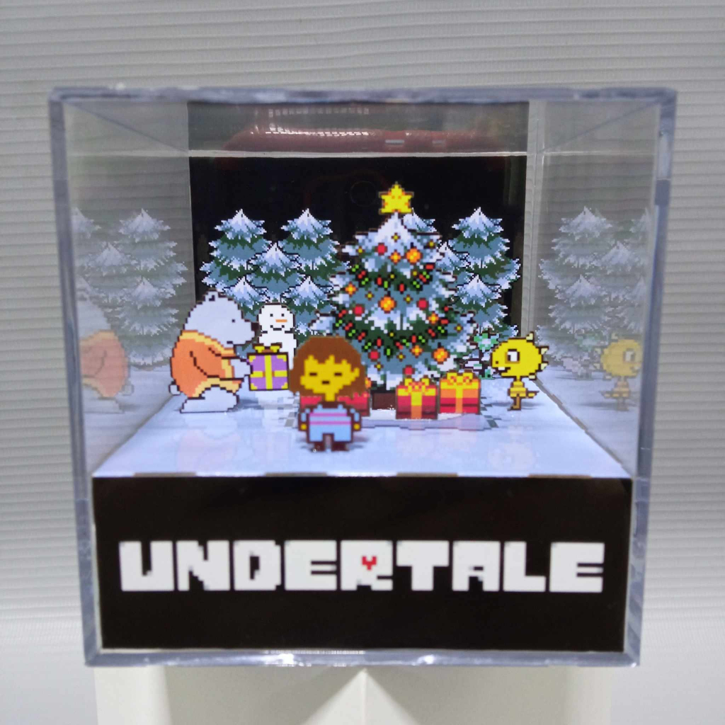 Cubo Diorama Undertale Natal | Shopee Brasil