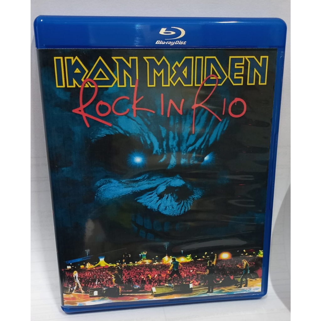 Blu-ray Iron Maiden - Rock in Rio 2001 (remasterizado) | Shopee Brasil