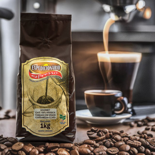 Café em Grãos Arábica Espresso 1 kg - Expedicionário | Shopee Brasil