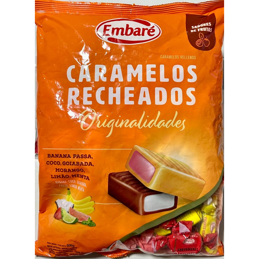 CARAMELO SORTIDOS EMBARE PC 600G | Shopee Brasil